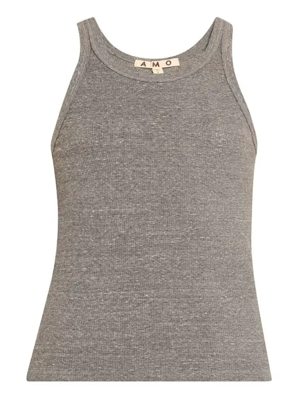AMO Long Tank Top - Heather Grey