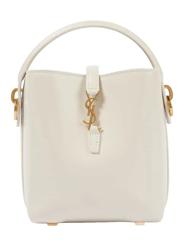 Saint Laurent Le 37 Mini Bucket Bag - White