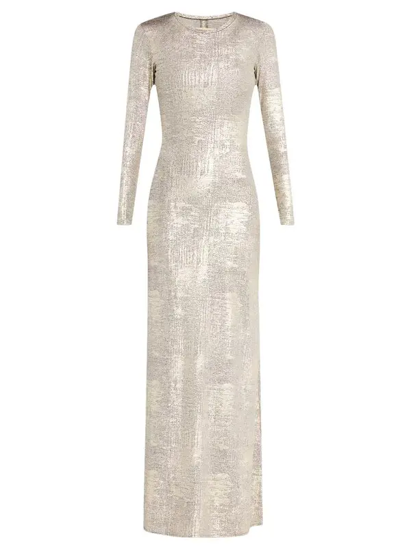 JBQ Christie Maxi Dress - Washed Metallic