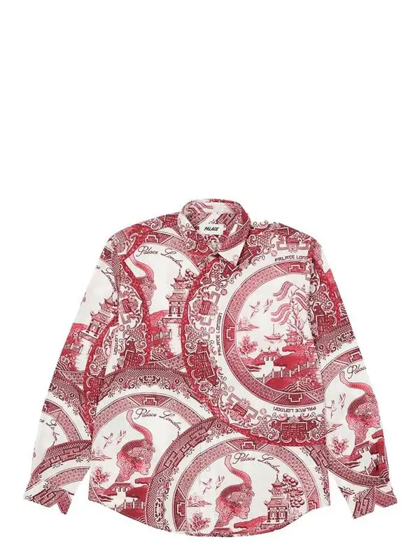 PALACE China Plate Shirt - Red