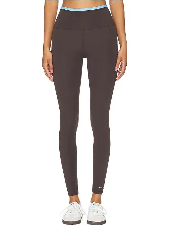 P.E Nation High Rise Compression Leggings - Brown