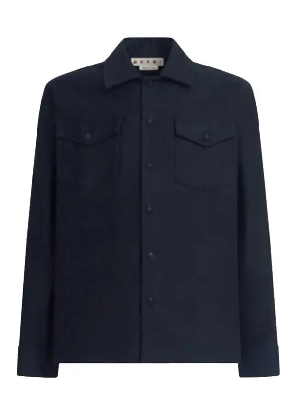 Marni Long Sleeve Shirt - Black