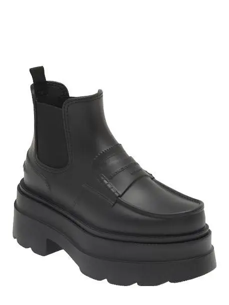 Alexander Wang Carter Chelsea Rain Boot - Black 001