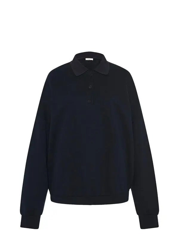 THE ROW Corzas Sweatshirt In Cotton - Dark Navy