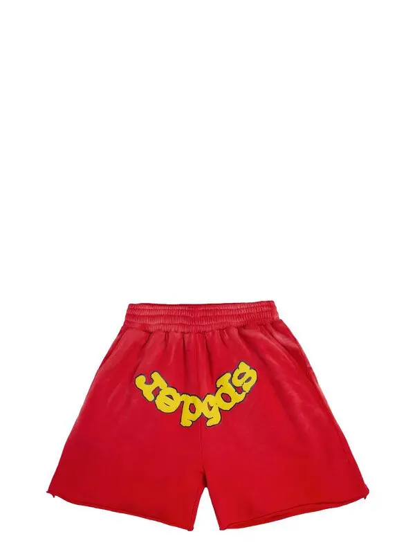 SP5DER Og Logo Sweatshort - Red