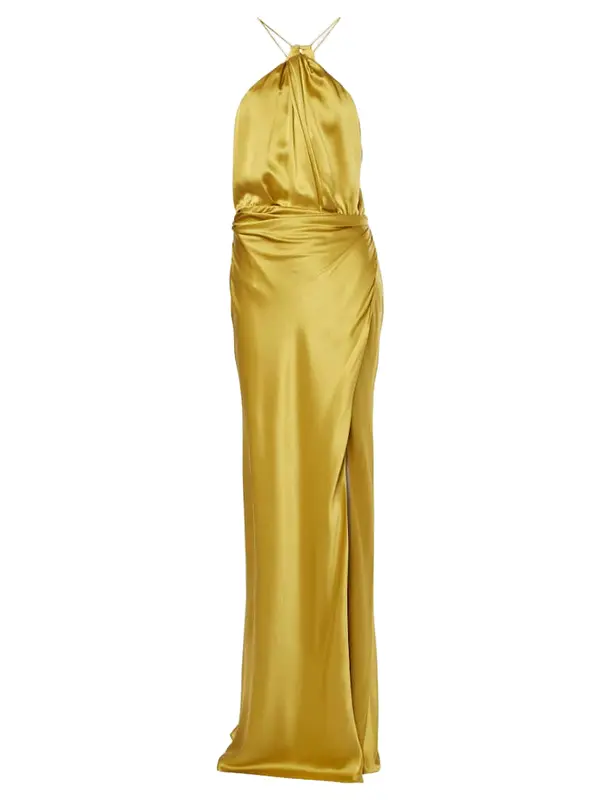 THE SEI Draped Gown - Yellow