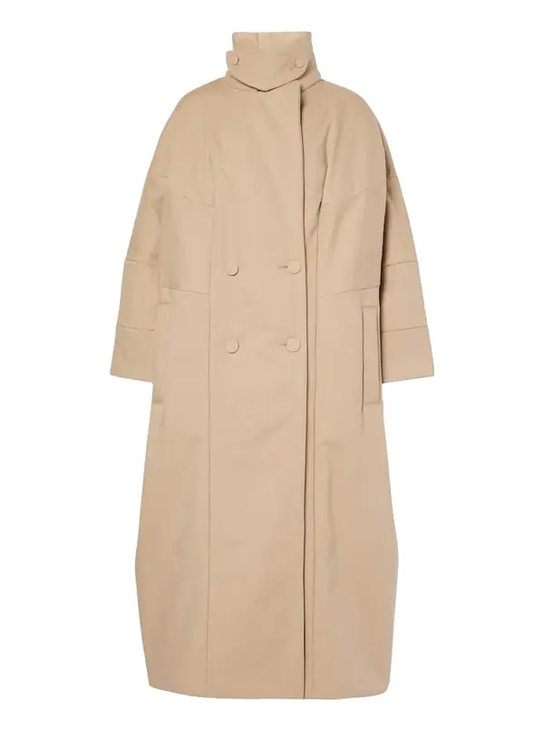 Dries Van Noten Cotton-blend Coat - Beige
