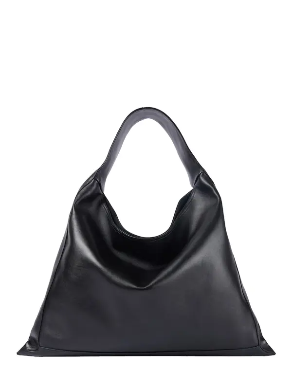 Bottega Veneta Large Hop Leather Tote Bag - Black