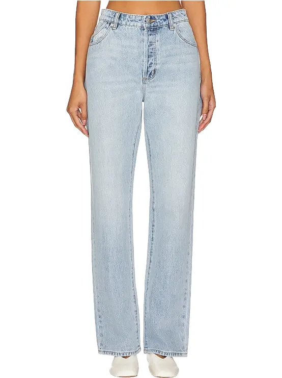 Rolla's 90s Relaxed Wide Leg Jeans - Faded Blue
