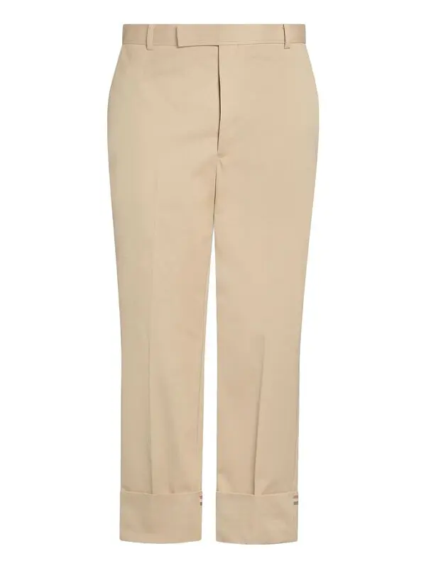 Thom Browne Cotton-twill Pants - Beige