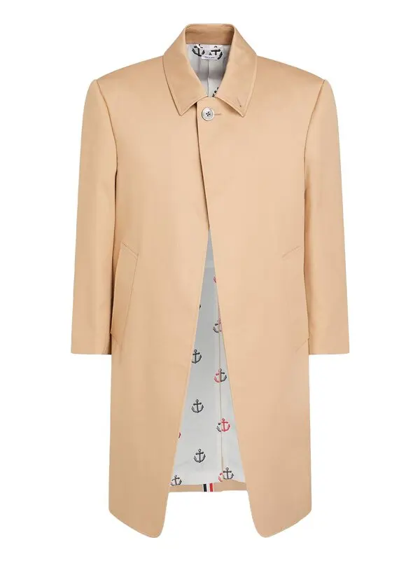 Thom Browne Cotton-twill Coat - Sand