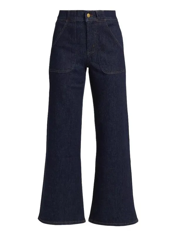 FRAME Modern Pocket Mid-rise Jeans - Rinse