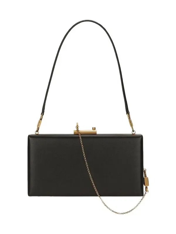 Dolce & Gabbana Calfskin Eva Box Bag - Black