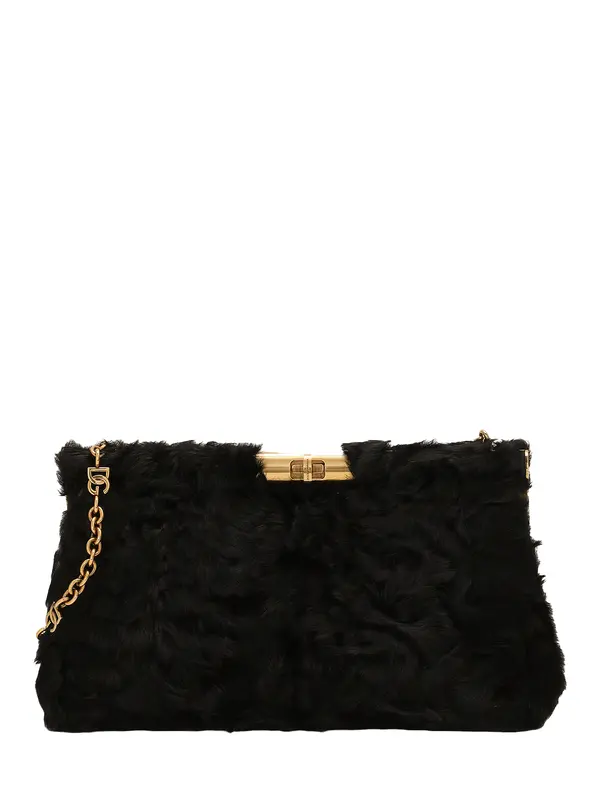 Dolce & Gabbana Large Marlene Shoulder Bag - Black
