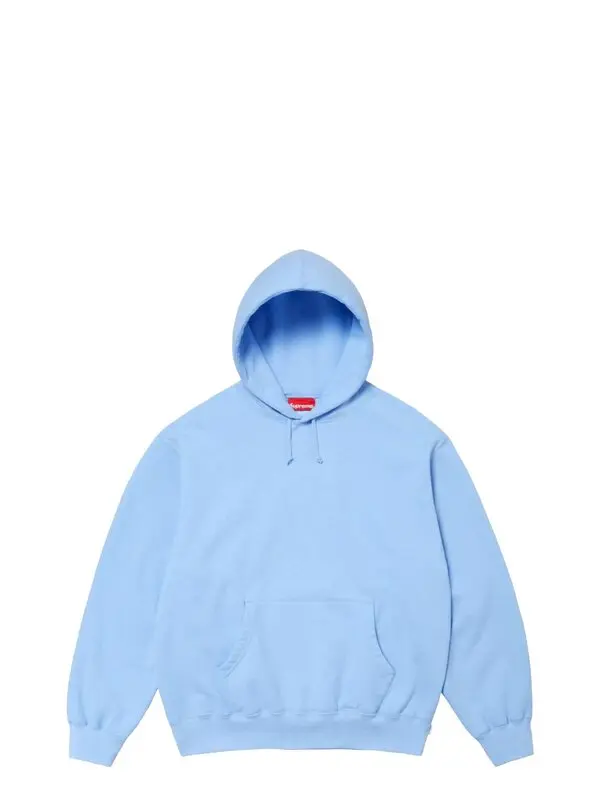 Supreme Satin-appliqué Light Hoodie - Blue