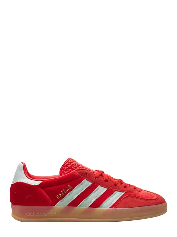 Adidas Gazelle Indoor Velvet Sneakers - Red