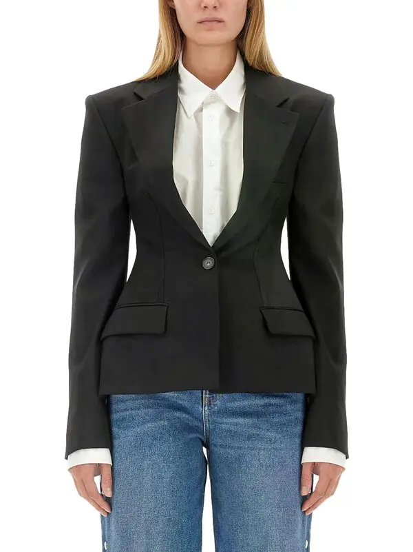 Stella McCartney Button-fastening Blazer - Black