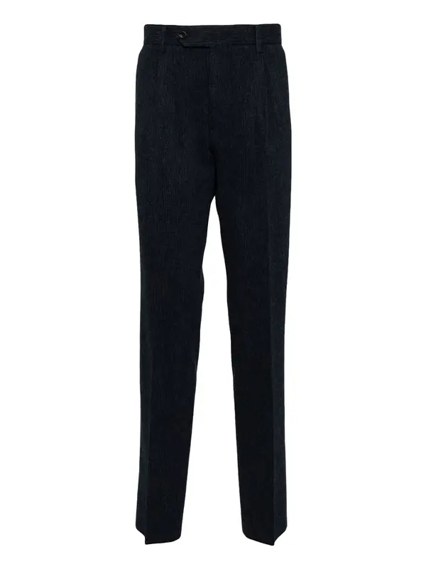 MAN ON THE BOON. On The Boon Corduroy Wool-blend Trousers - Blue