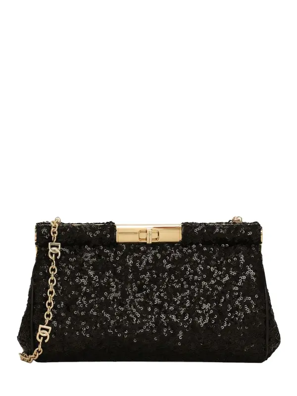 Dolce & Gabbana Sequined Clutch - Black