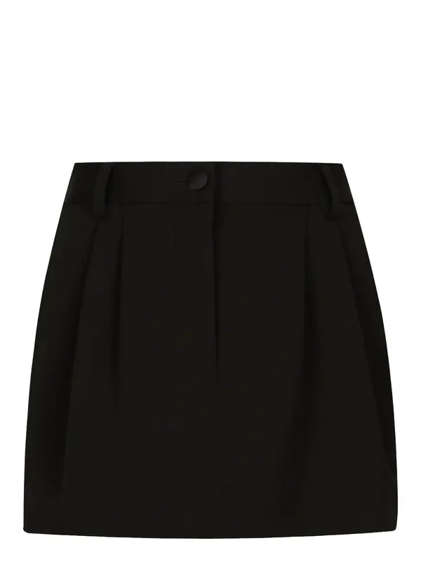 Dolce & Gabbana Gabardine Skirt - Black