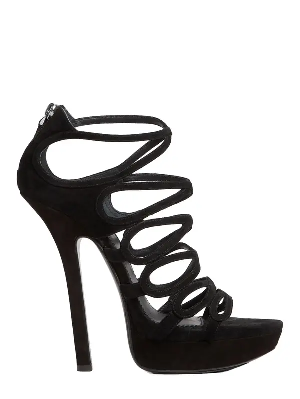 Dsquared2 110mm Deanday Platform Sandals - Black