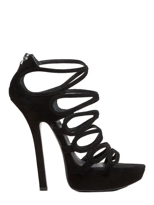 Dsquared2 110mm Deanday Platform Sandals - Black