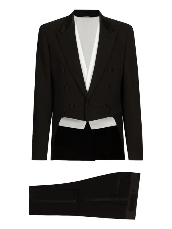 Dolce & Gabbana Tailored Single Breasted Suit - Black