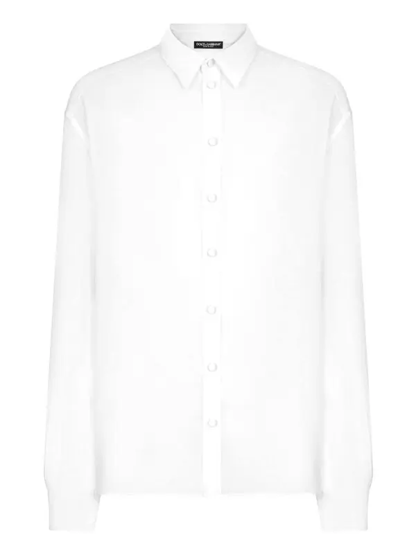 Dolce & Gabbana Translucent Shirt - White