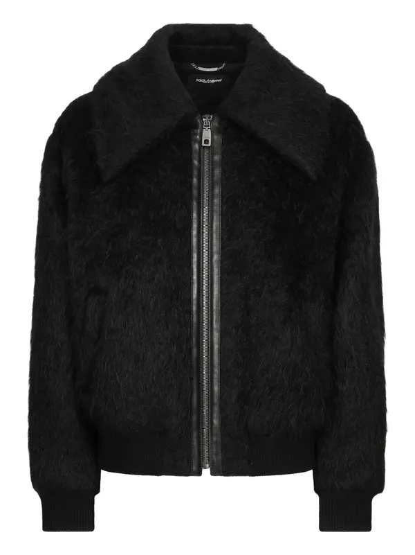 Dolce & Gabbana Faux-fur Coat - Black
