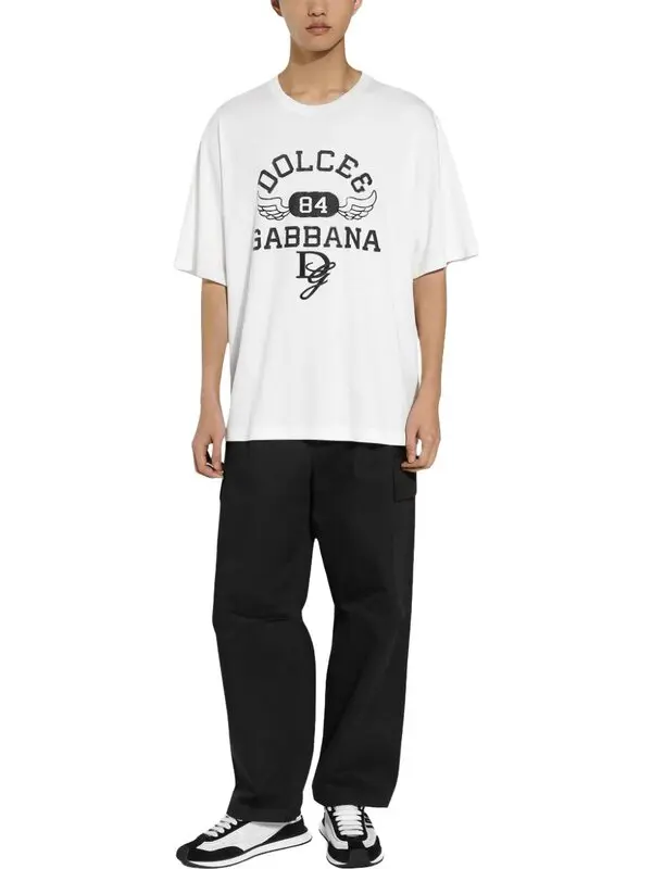 Dolce & Gabbana Logo Print T-shirt - White
