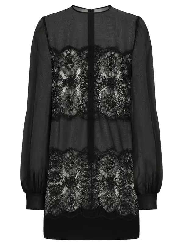 Dolce & Gabbana Organza Dress - Black