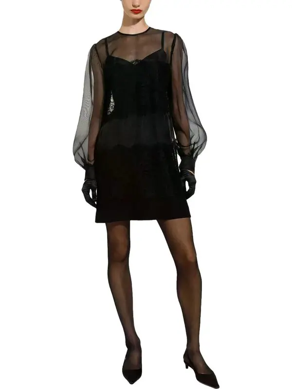 Dolce & Gabbana Organza Dress - Black