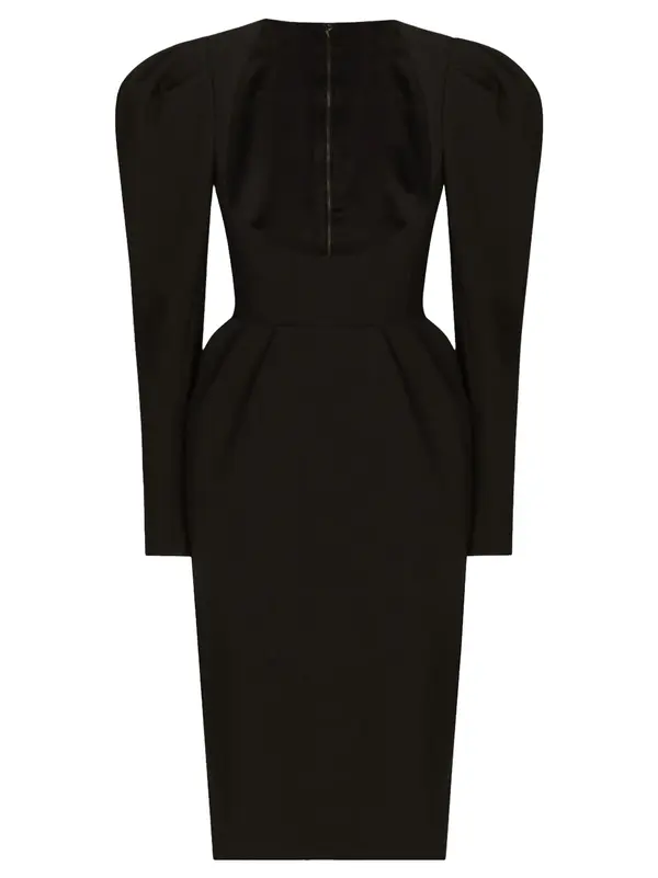 Dolce & Gabbana Long-sleeve Dress - Black