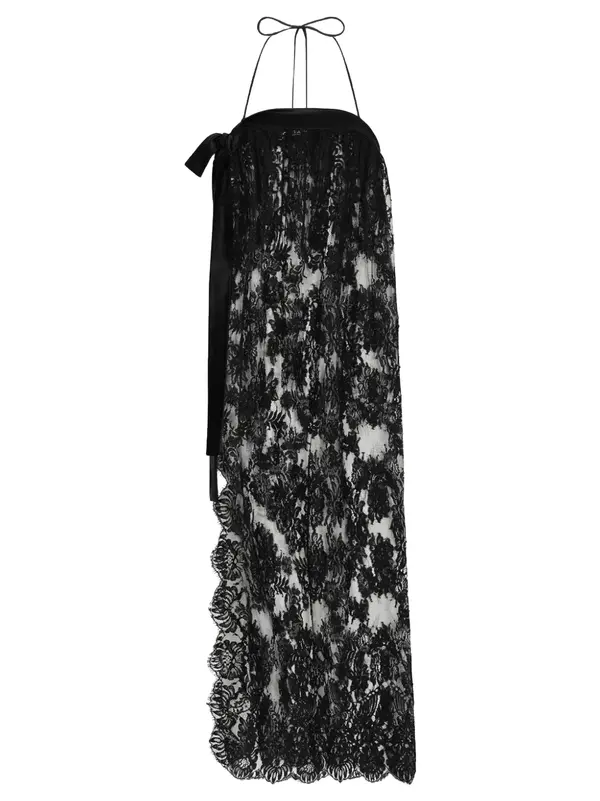 Dolce & Gabbana Chantilly Lace Dress - Black