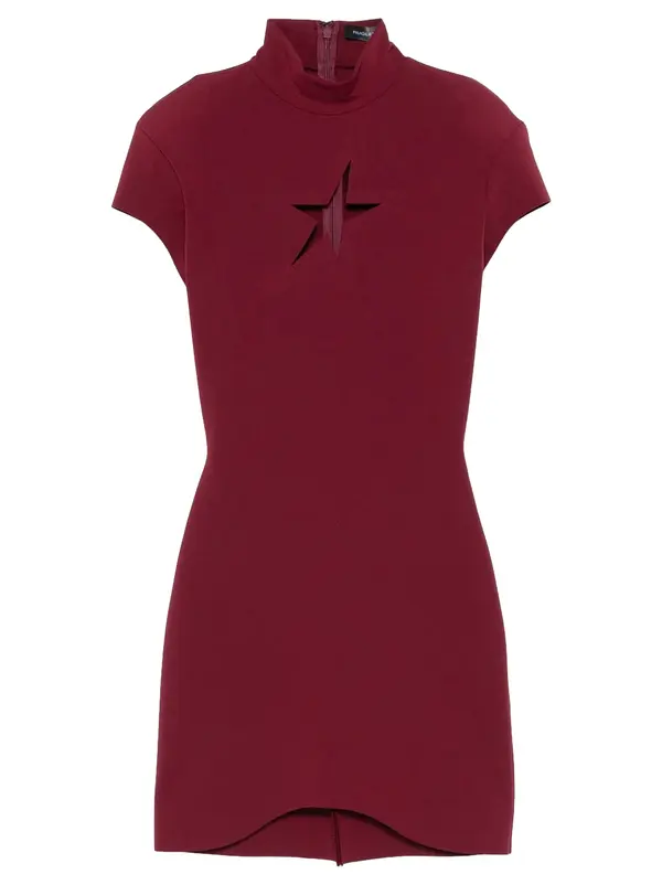 MUGLER Cut-out Star Minidress - 3054 - Blood Red