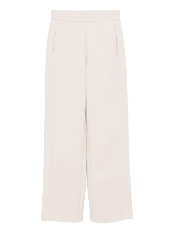 Emporio Armani Straight Leg Trousers - Neutrals