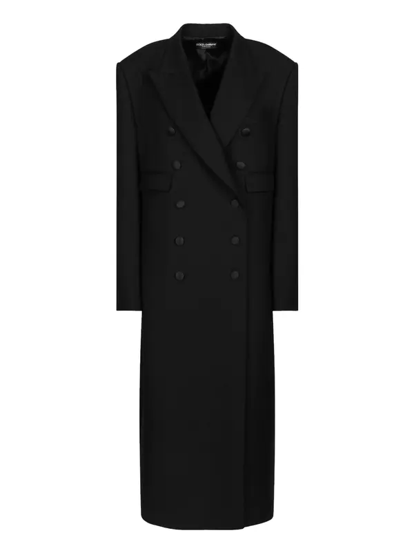 Dolce & Gabbana Double-breasted Coat - Black