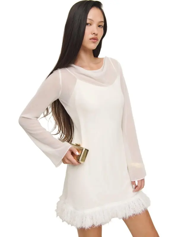 REFORMATION Tetty Mini Dress - Ivory