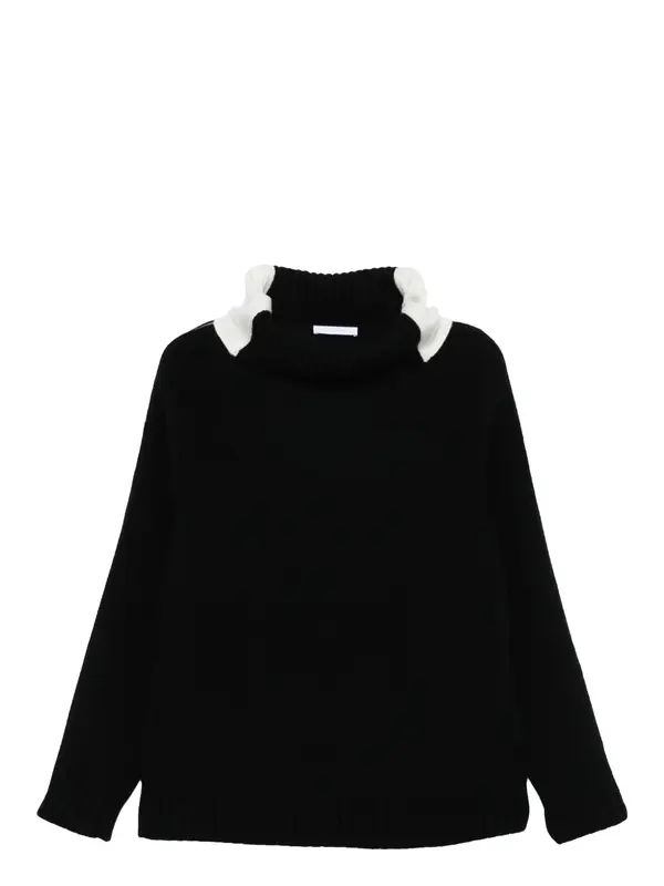 Helmut Lang Roll-neck Sweater - Black