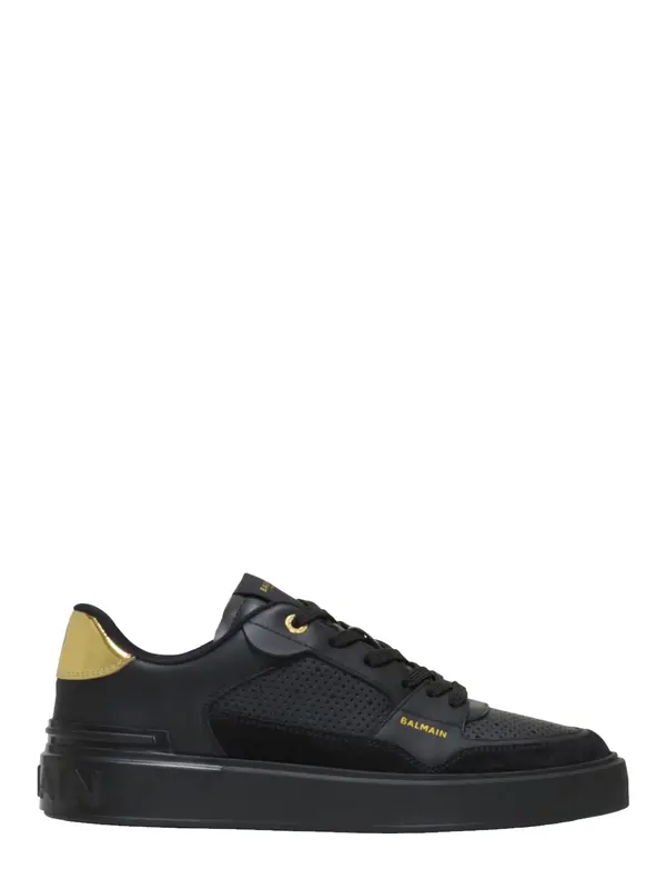 Balmain B-court Flip Sneakers - Black