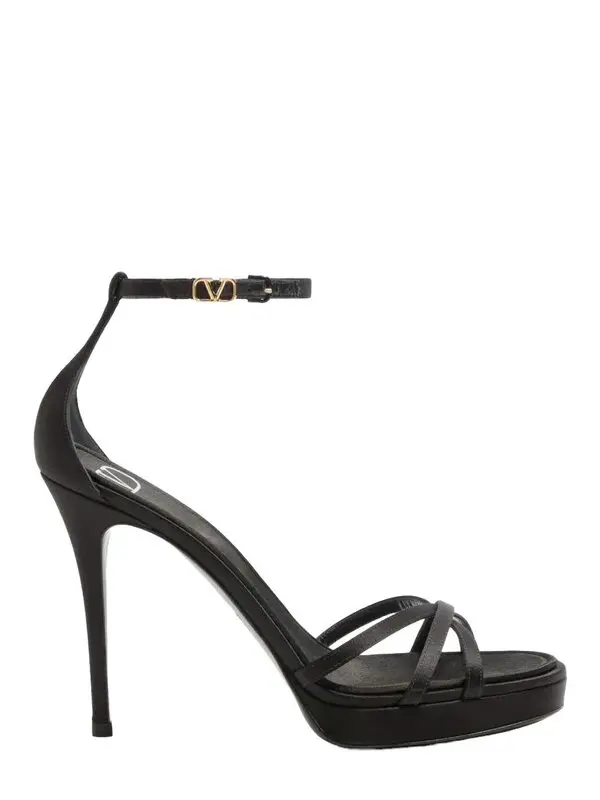 Valentino Garavani Evening Platform Sandals - Black