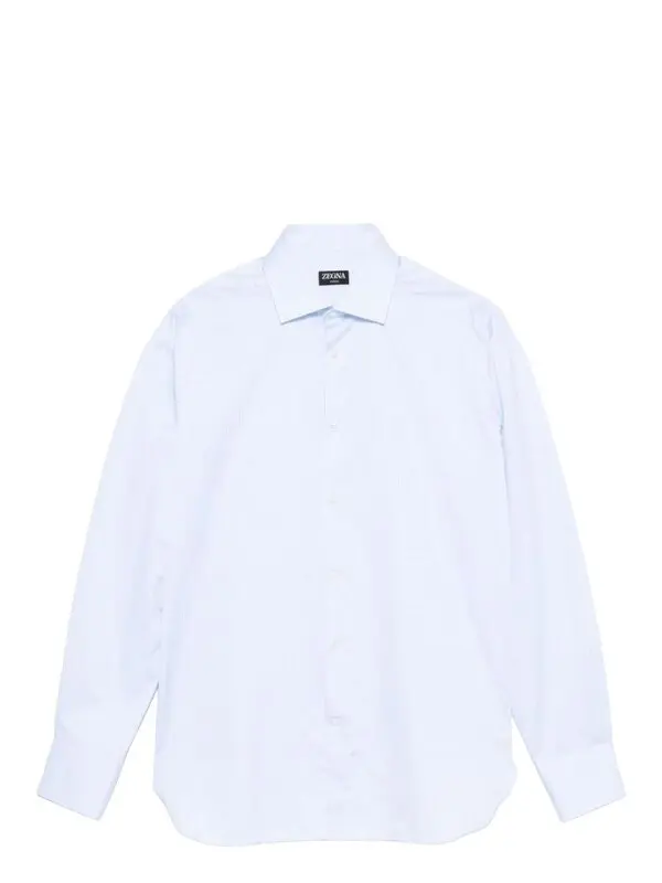 Zegna Striped Shirt - Blue