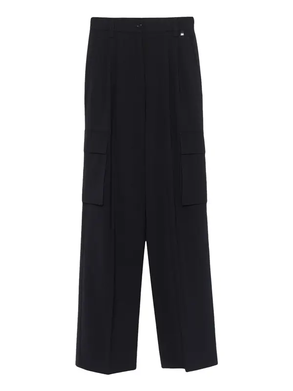 Herno Pleated Trousers - Blue