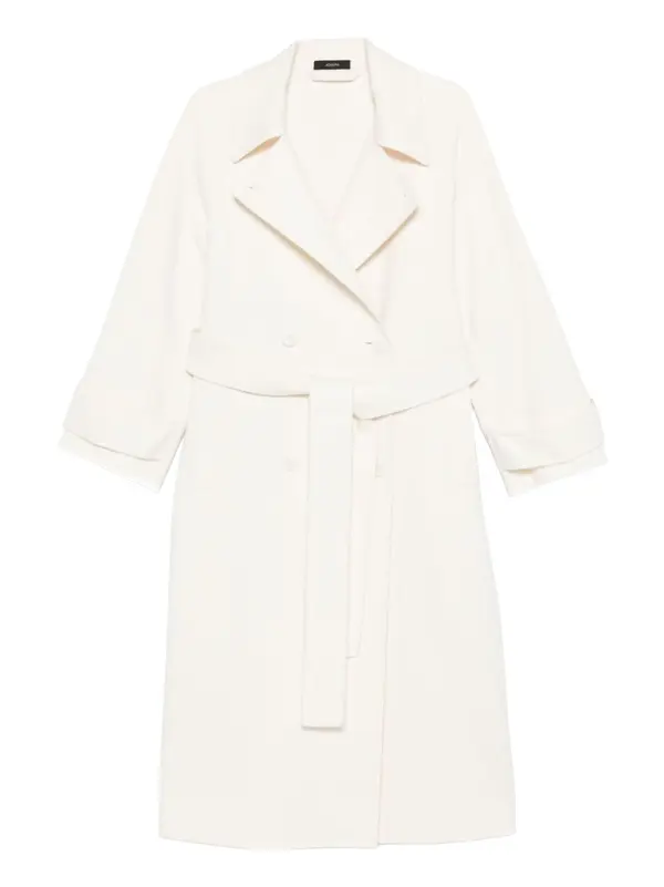 JOSEPH Navarre Mid-length Coat - White