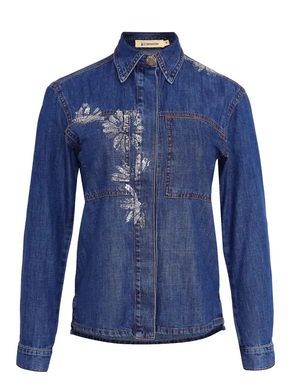 LETHICIA BRONSTEIN Cora Denim Shirt - Blue