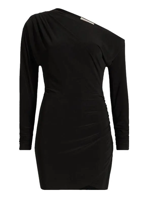 Ramy Brook Haisley Gathered Minidress - Black