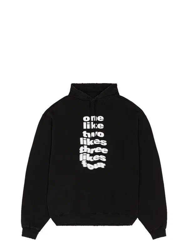 Balenciaga Bomber Hoodie - Black