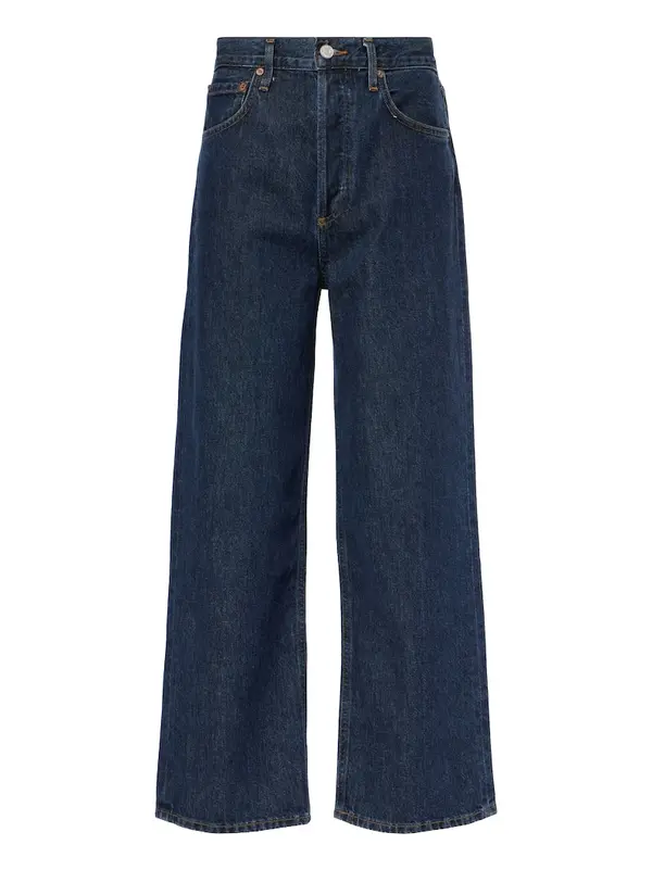 AGOLDE Ren High-rise Wide-leg Jeans - Blue
