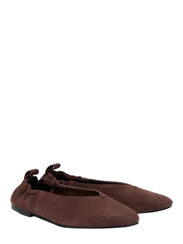 A.emery Brie Suede Ballet Flats - Brown