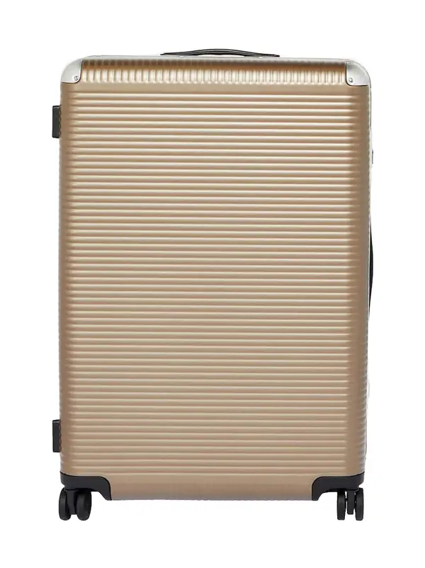 FPM MILANO Bank Light Trunk On Wheels Suitcase - Brown